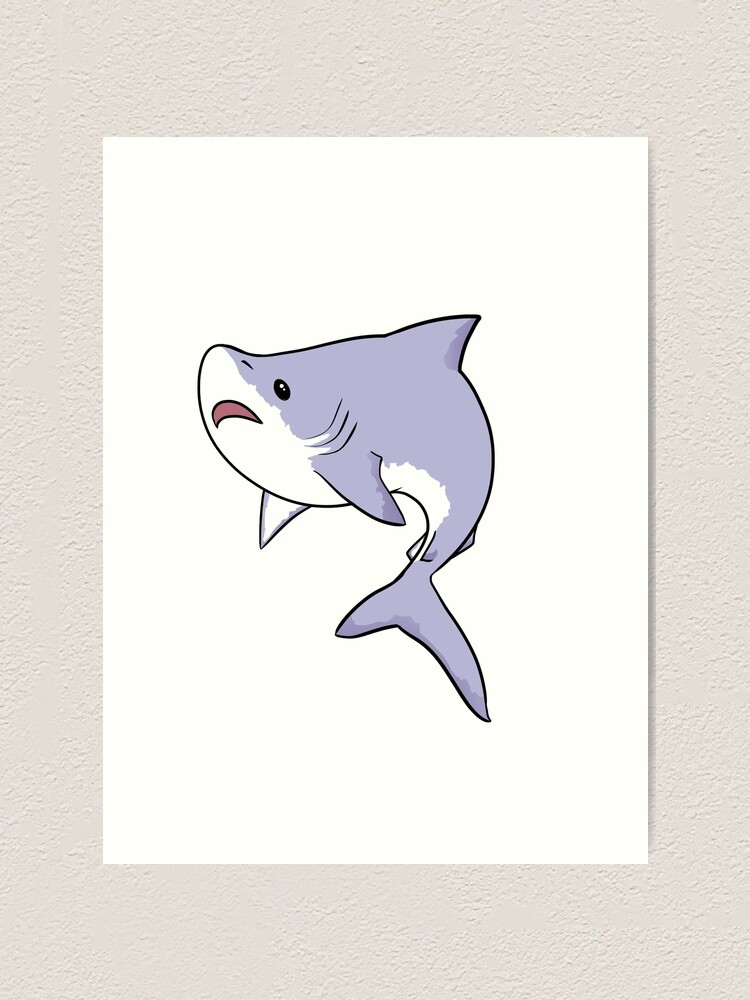 "Cute Shark" Art Print by tobiejade | Redbubble