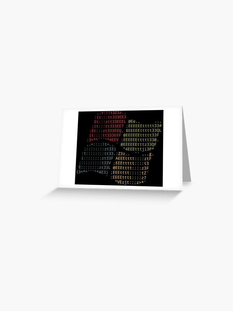 "Windows Neofetch ASCII Art Logo" Greeting Card for Sale by WhateverIs ...