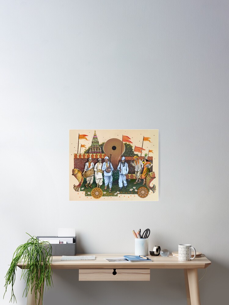 "Pandharpur Wari" Poster for Sale by anjaliswami | Redbubble