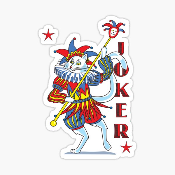 "Cat Jester" Sticker for Sale by Cat-agious | Redbubble