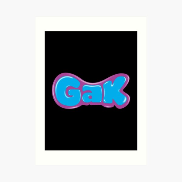 "Gak Logo" Art Print for Sale by Double-Ghost | Redbubble