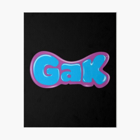 "Gak Logo" Art Board Print for Sale by Double-Ghost | Redbubble