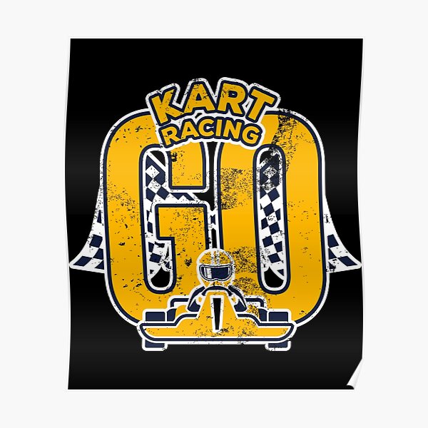 "Go Kart Racing" Poster for Sale by ramenrose | Redbubble