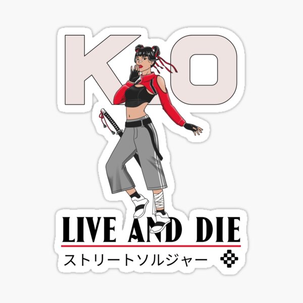 Pegatina «Vive y muere Ropa urbana de temática urbana» de Storopia ...