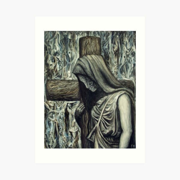 "Burden - Painting by Frank Heiler" Art Print by frankheilerart | Redbubble