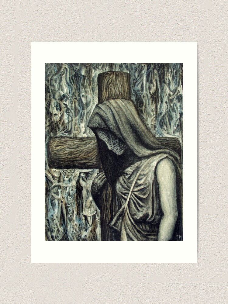 "Burden - Painting by Frank Heiler" Art Print by frankheilerart | Redbubble