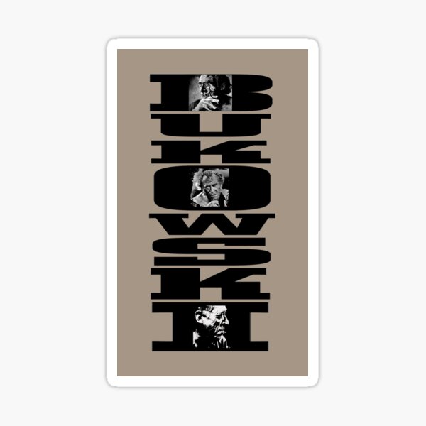 "BUKOWSKI - 3 PORTRAITS" Sticker for Sale by ARTito | Redbubble