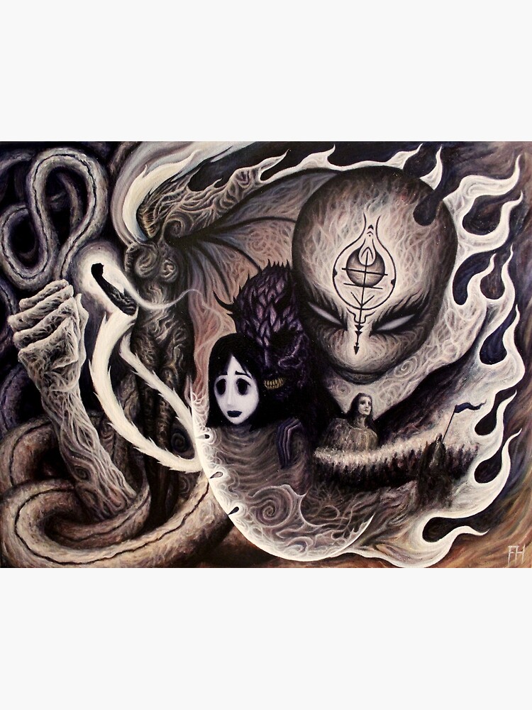 Impression artistique « Fureur - Peinture à l'huile de Frank Heiler ...