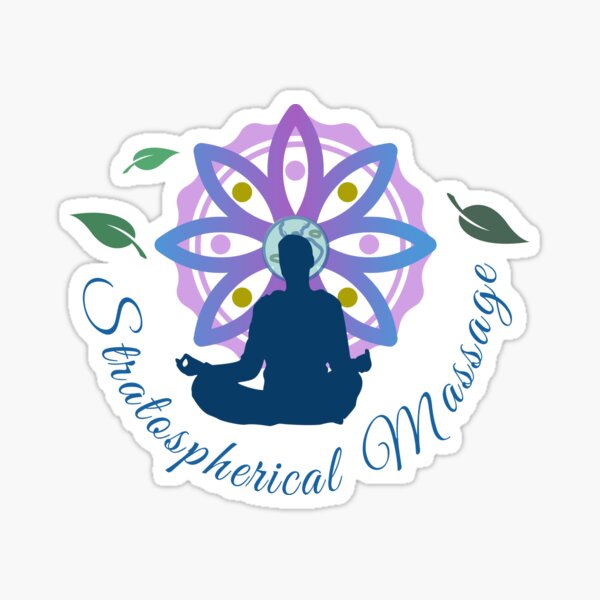 "Stratospherical Massage" Sticker for Sale by studio-strato | Redbubble