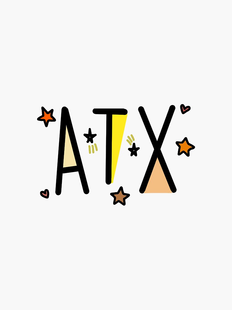 "ATX Stars" Sticker by vkaliser | Redbubble