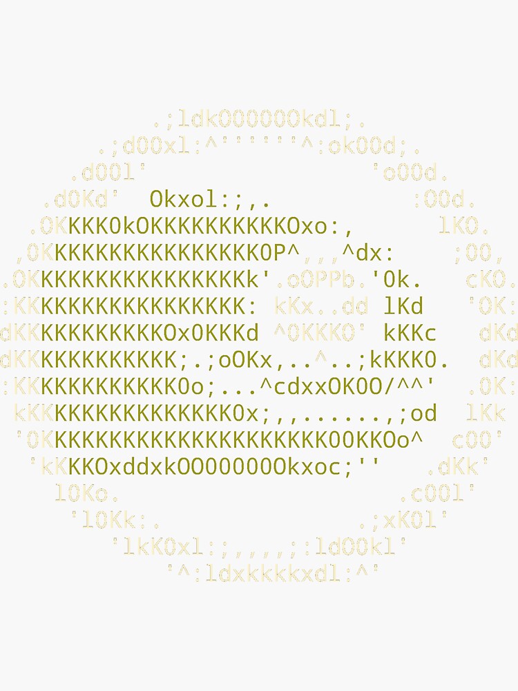 "OpenSUSE Linux Neofetch ASCII Art Logo" Sticker for Sale by WhateverIs ...