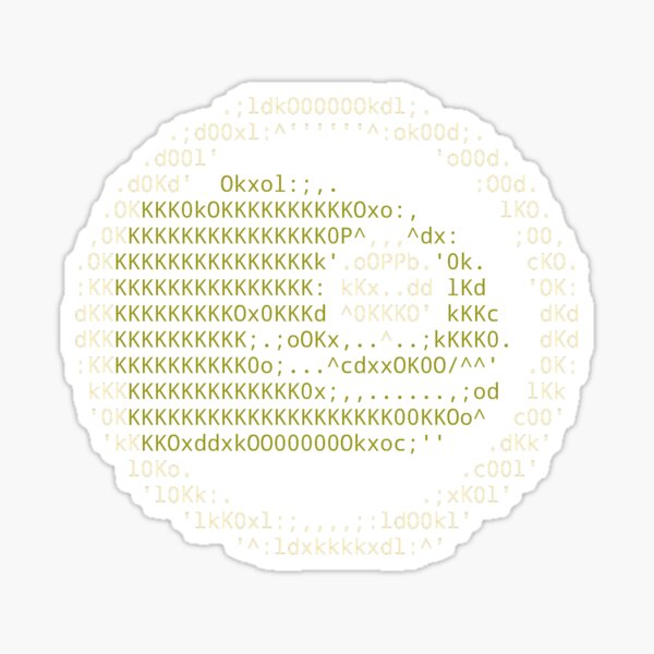 "OpenSUSE Linux Neofetch ASCII Art Logo" Sticker for Sale by WhateverIs ...