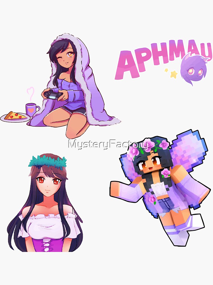 "Aphmau Sticker Pack" Sticker for Sale by MysteryFactory | Redbubble