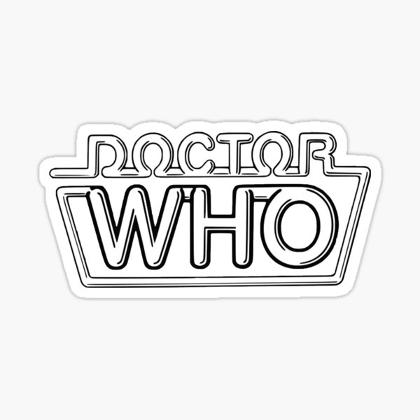 "Who Are You?" Sticker for Sale by DoctorDisco63 | Redbubble
