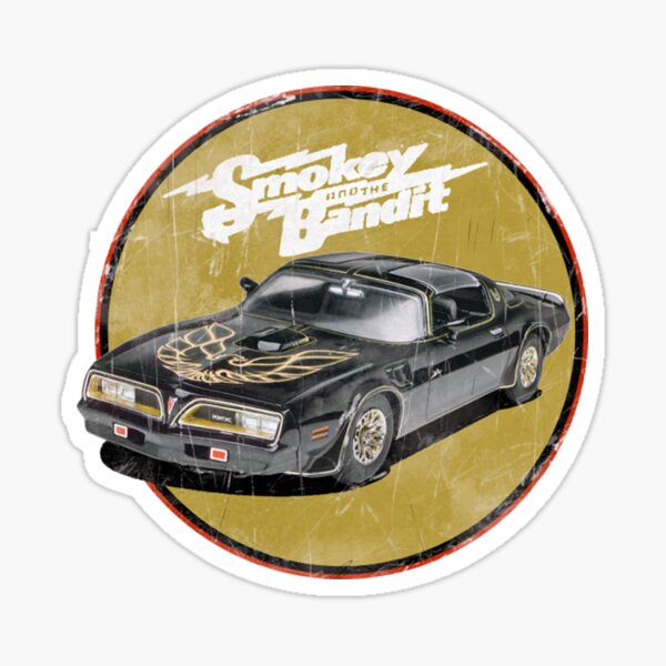 "Smokey And The Bandit " Sticker for Sale by FroxDesign | Redbubble