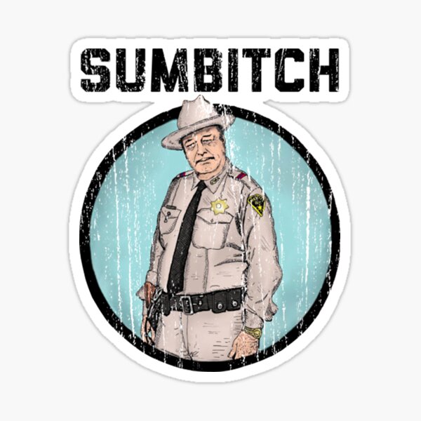 "Sumbitch distressed " Sticker for Sale by FroxDesign | Redbubble