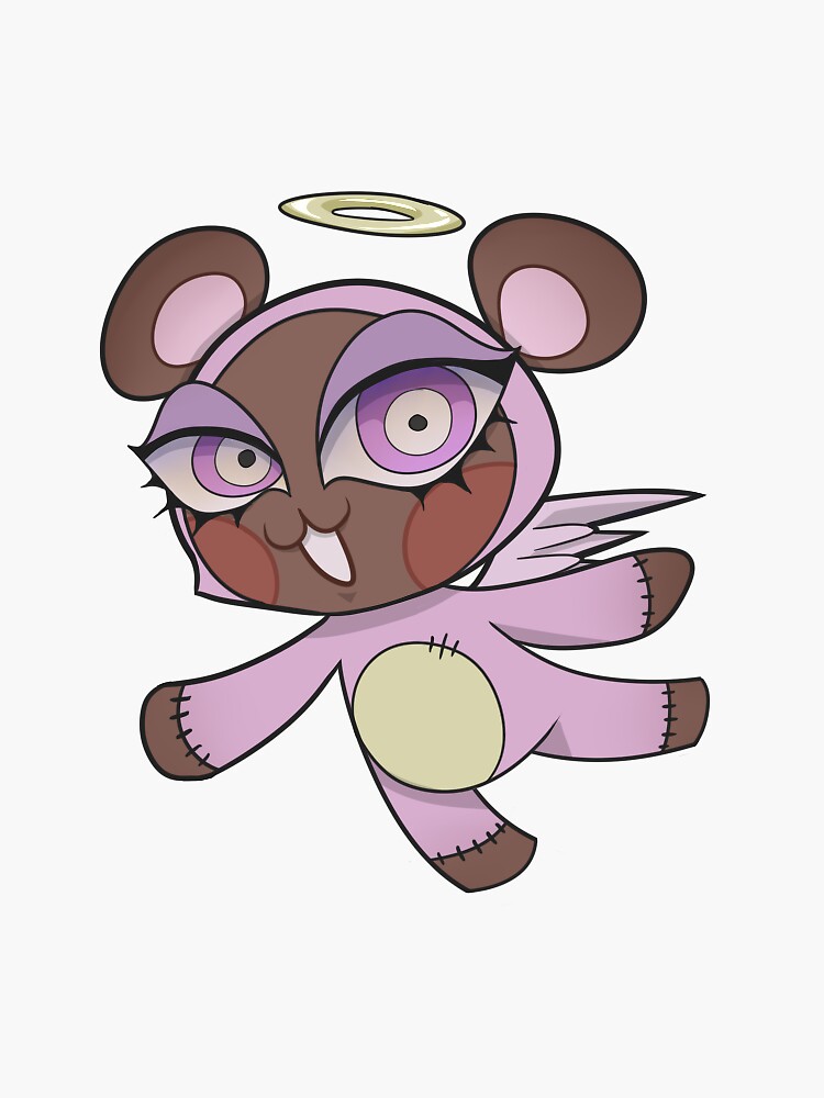 "Pucha from Pucha and Endo!" Sticker for Sale by Infamy-Dire | Redbubble