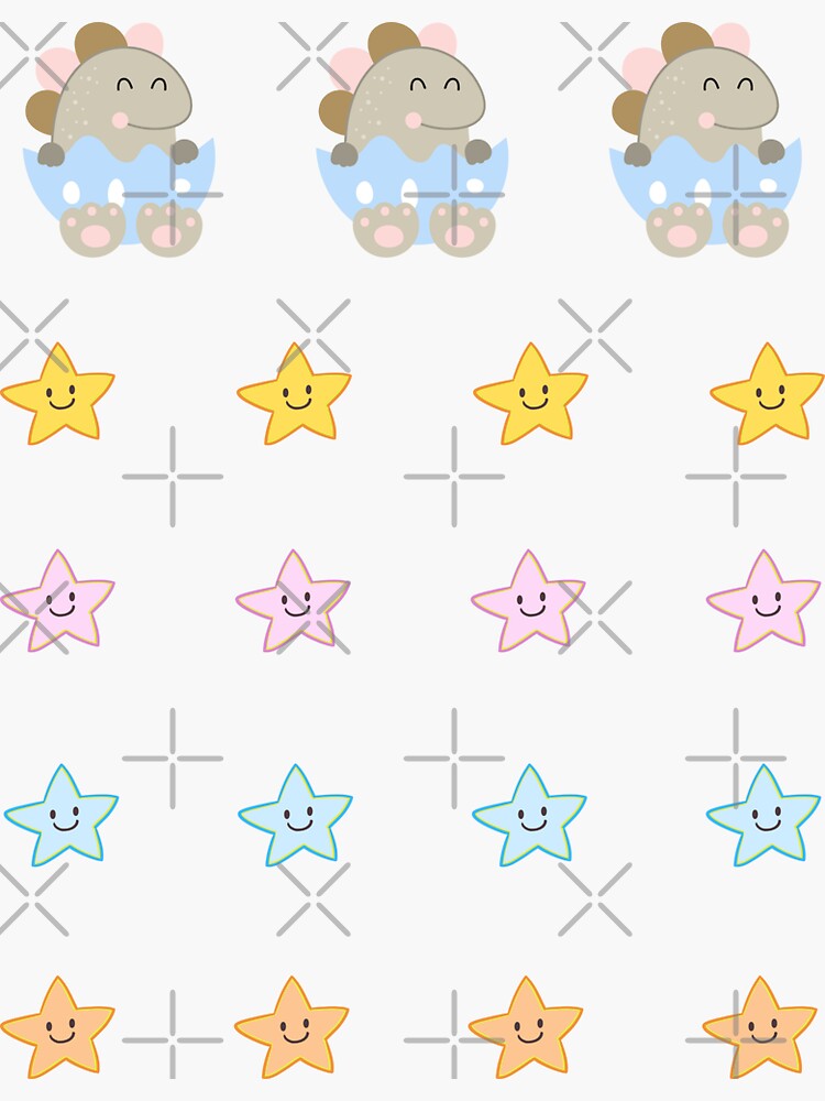 "Cute-A-Saurus Cute Dinosaur" Sticker for Sale by Vimbuy | Redbubble