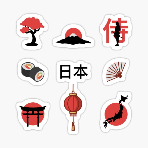 "Japan Aesthetic" Sticker for Sale by RokoDraws | Redbubble