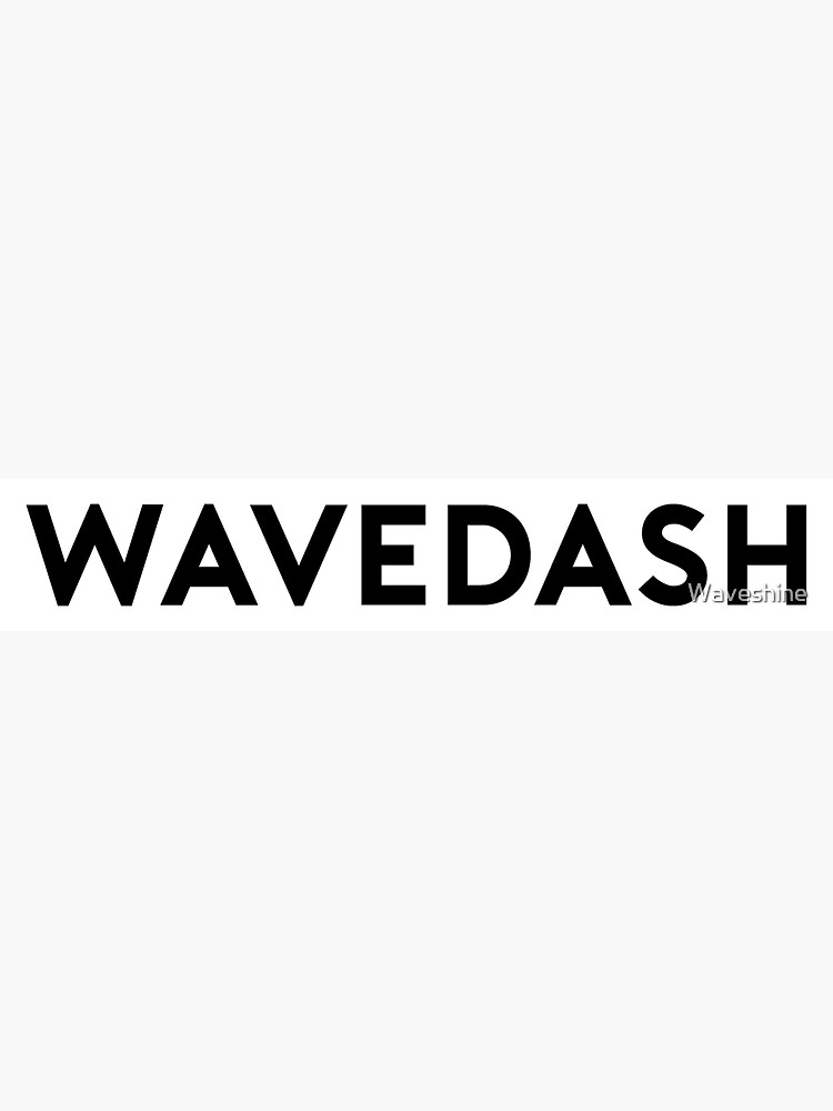 "Wavedash - The Definition" Sticker by Waveshine | Redbubble