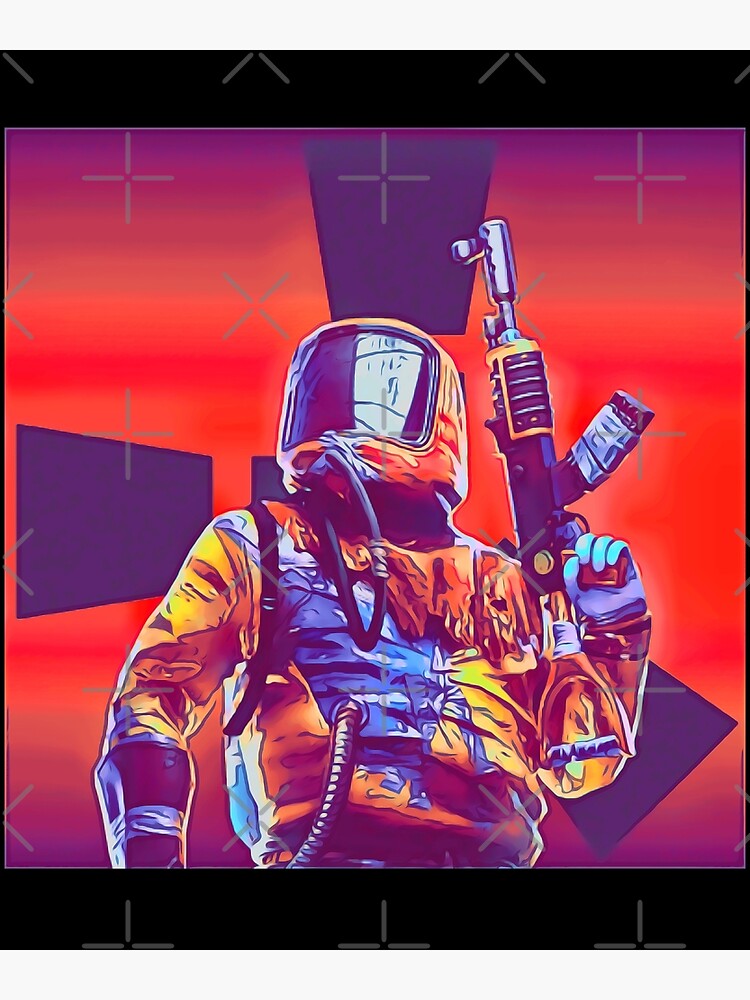 "Rust Game Hazmat Suit" Poster for Sale by CTTDesigns | Redbubble