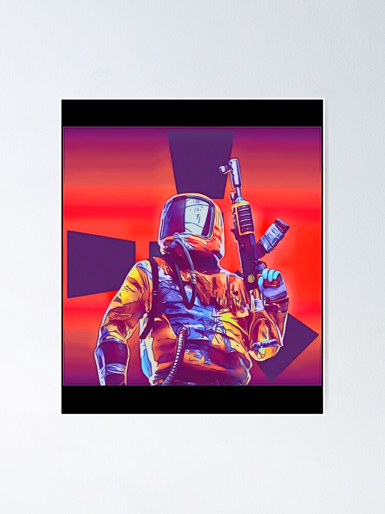 "Rust Game Hazmat Suit" Poster for Sale by CTTDesigns | Redbubble