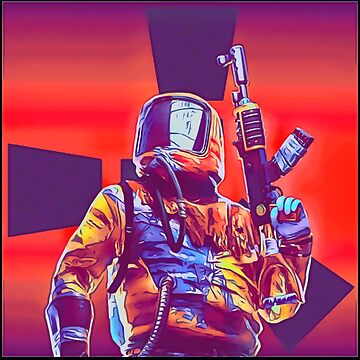 "Rust Game Hazmat Suit" Poster for Sale by CTTDesigns | Redbubble