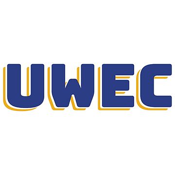 "UWEC University of Wisconsin Eau Claire" Sticker for Sale by kkosmicki ...