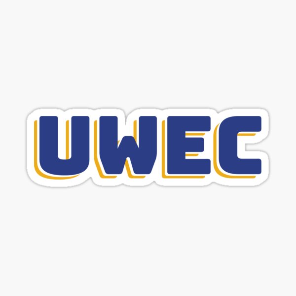 "UWEC University of Wisconsin Eau Claire" Sticker for Sale by kkosmicki ...