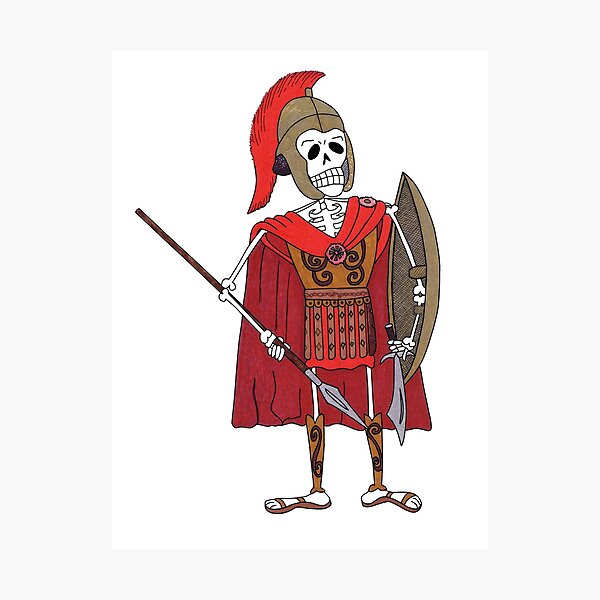 "Skeleton Greek Spartan King Leonidas of Sparta Greece Son of the Lion ...