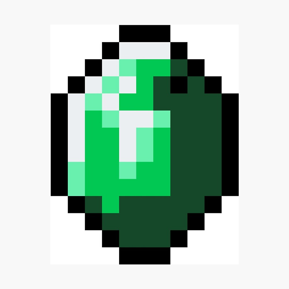 Minecraft Emerald Transparent