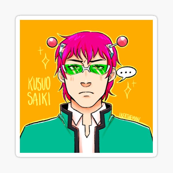 "Saiki K sticker" Sticker by ikeatheman | Redbubble