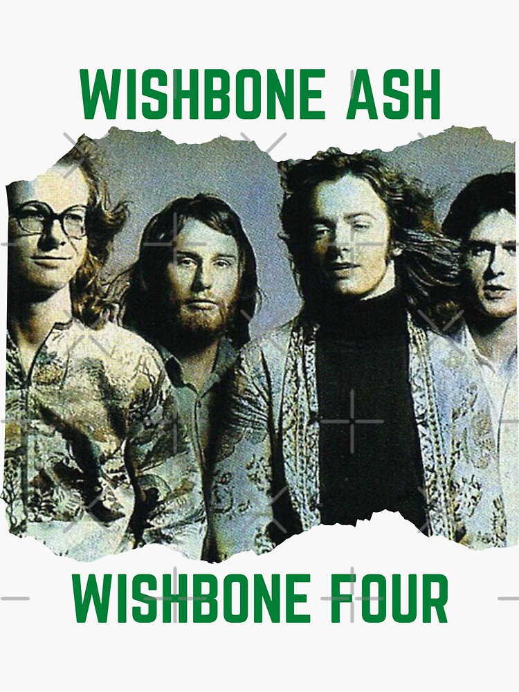 "WISHBONE FOUR" Sticker for Sale by MetalRockProg | Redbubble