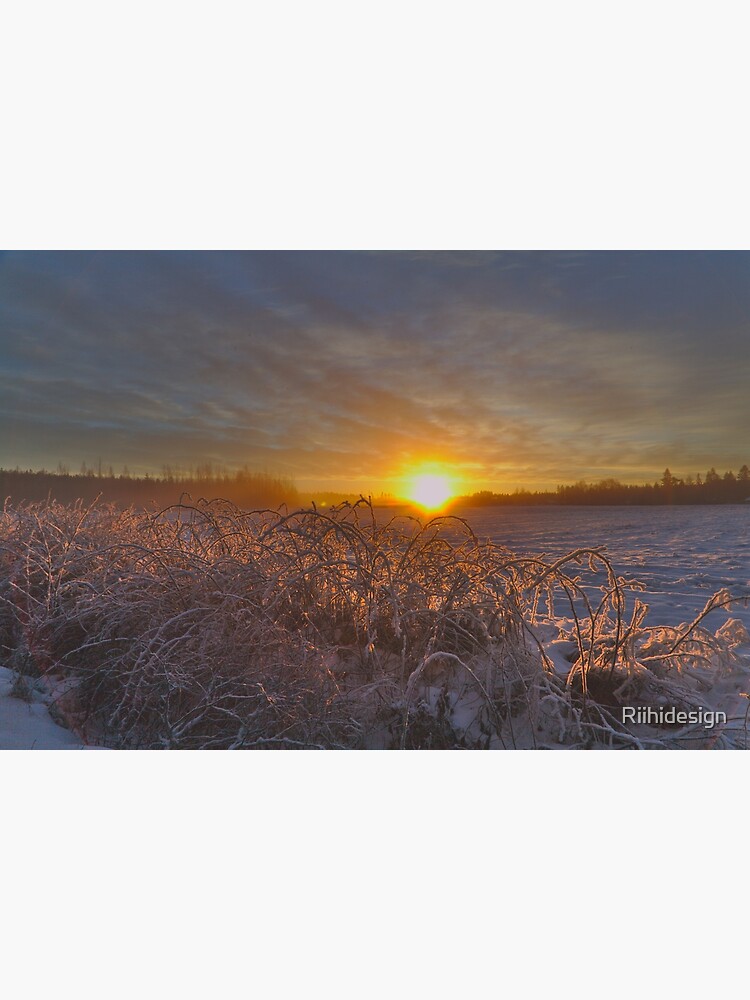 "Late December morning in Finland" Poster by Riihidesign | Redbubble