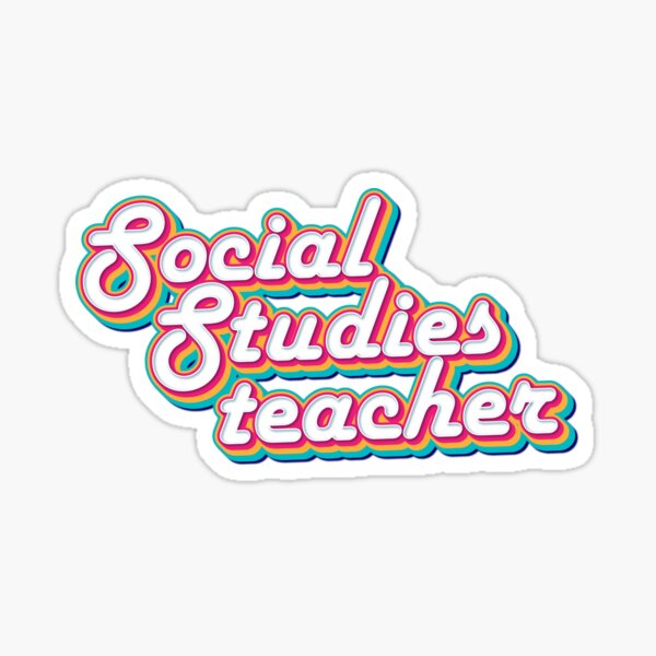 "Social Studies teacher gift idea | Back to School" Sticker for Sale by ...