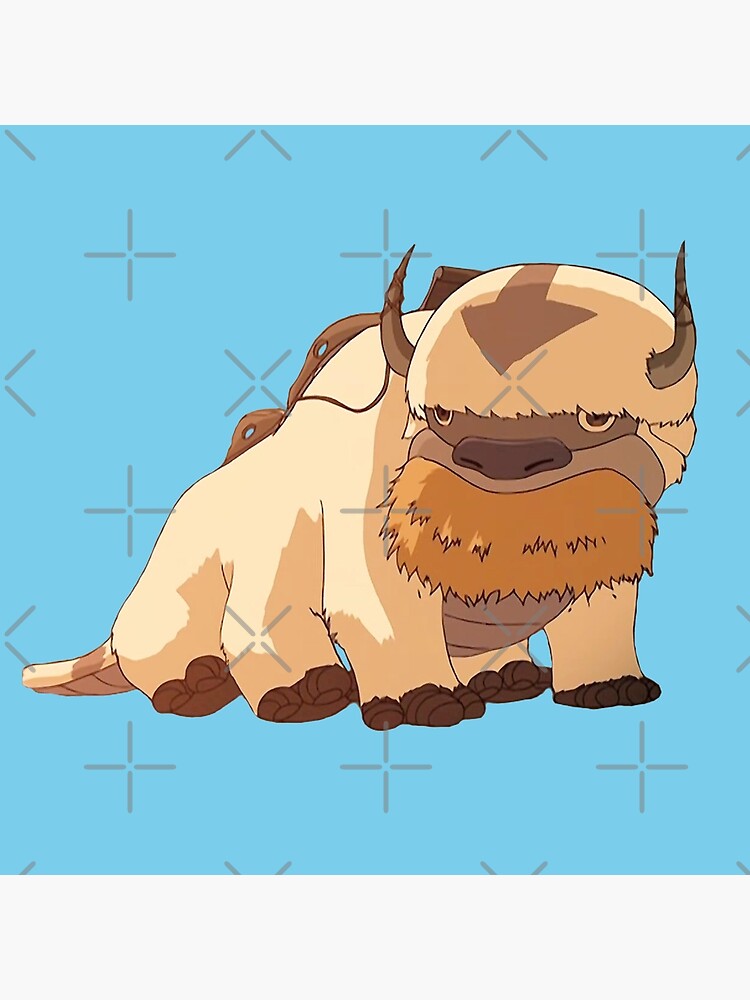 "Appa Eating Hay" Poster for Sale by azulascreech | Redbubble