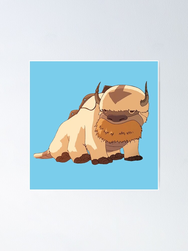"Appa Eating Hay" Poster for Sale by azulascreech | Redbubble