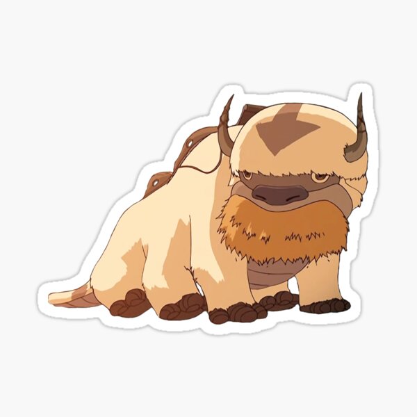 "Appa Eating Hay" Sticker for Sale by azulascreech | Redbubble