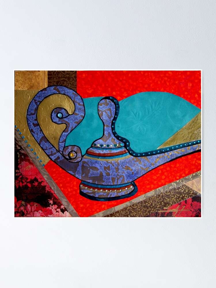 "Aladdin's Lamp" Poster for Sale by sandyfrazier9 | Redbubble