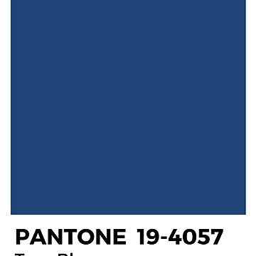 "PANTONE - True Blue" Poster for Sale by fabibar | Redbubble