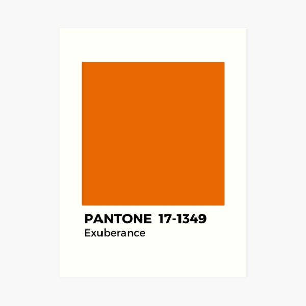 "PANTONE - Exuberance" Art Print for Sale by fabibar | Redbubble