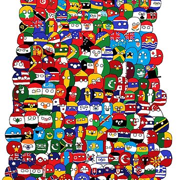 "countryball" Poster for Sale by turbobeaner | Redbubble