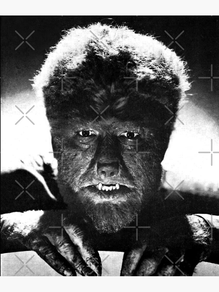 "Retro picture classic Wolfman" Poster by beachcamper | Redbubble