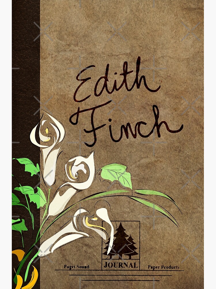 "Edith Finch Journal with Flowers" Poster for Sale by katemargoli ...