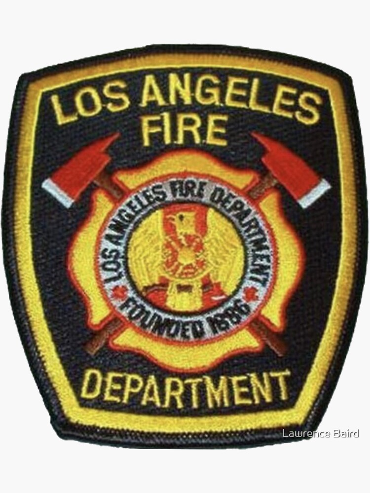 "Los Angeles California Fire Department" Sticker for Sale by ...