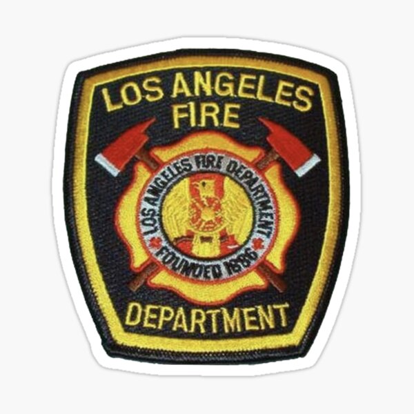 "Los Angeles California Fire Department" Sticker for Sale by ...