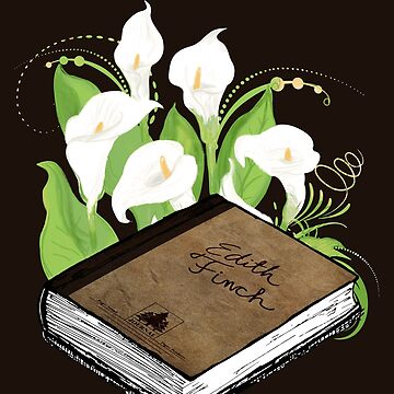 "Edith Finch journal with flowers" Sticker for Sale by katemargoli ...