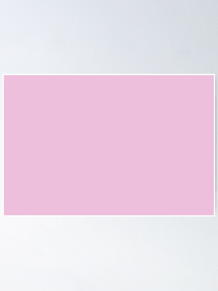 Póster «Pirouette Pink Solid Color PANTONE 14-3205 2022 Summer Trending ...
