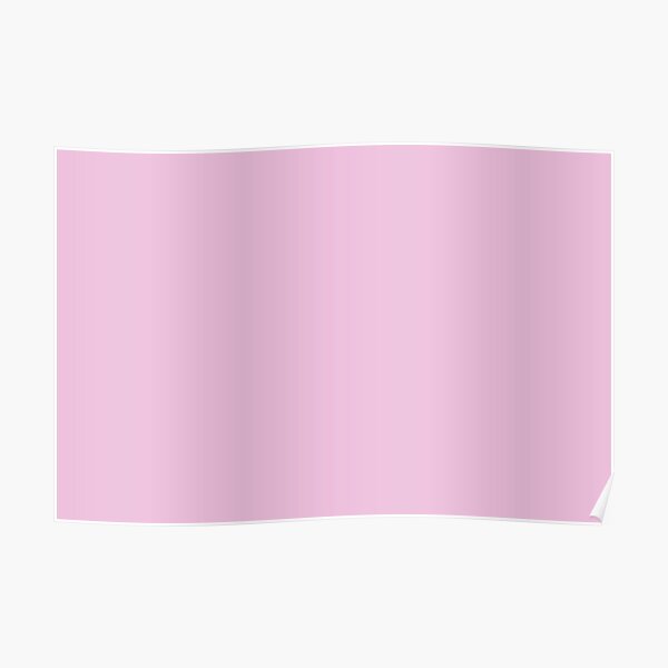 Póster «Pirouette Pink Solid Color PANTONE 14-3205 2022 Summer Trending ...