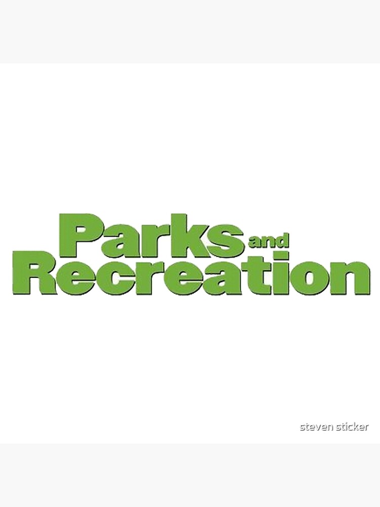 "Parks and Rec logo" Poster for Sale by Mikepool | Redbubble